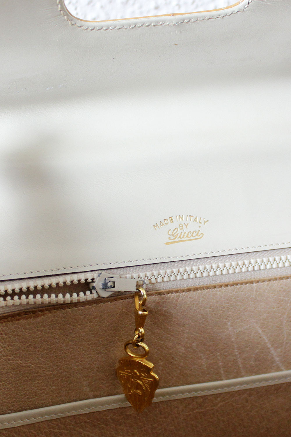 Vintage Gucci Bamboo Handle Ecru Handbag – OMNIA