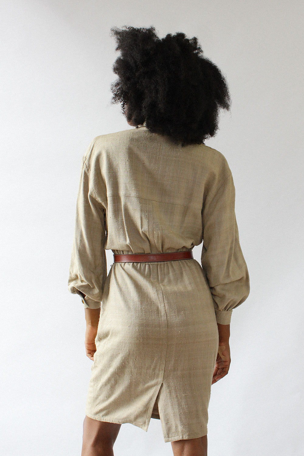 Raw Silk Uniform Dress M – OMNIA