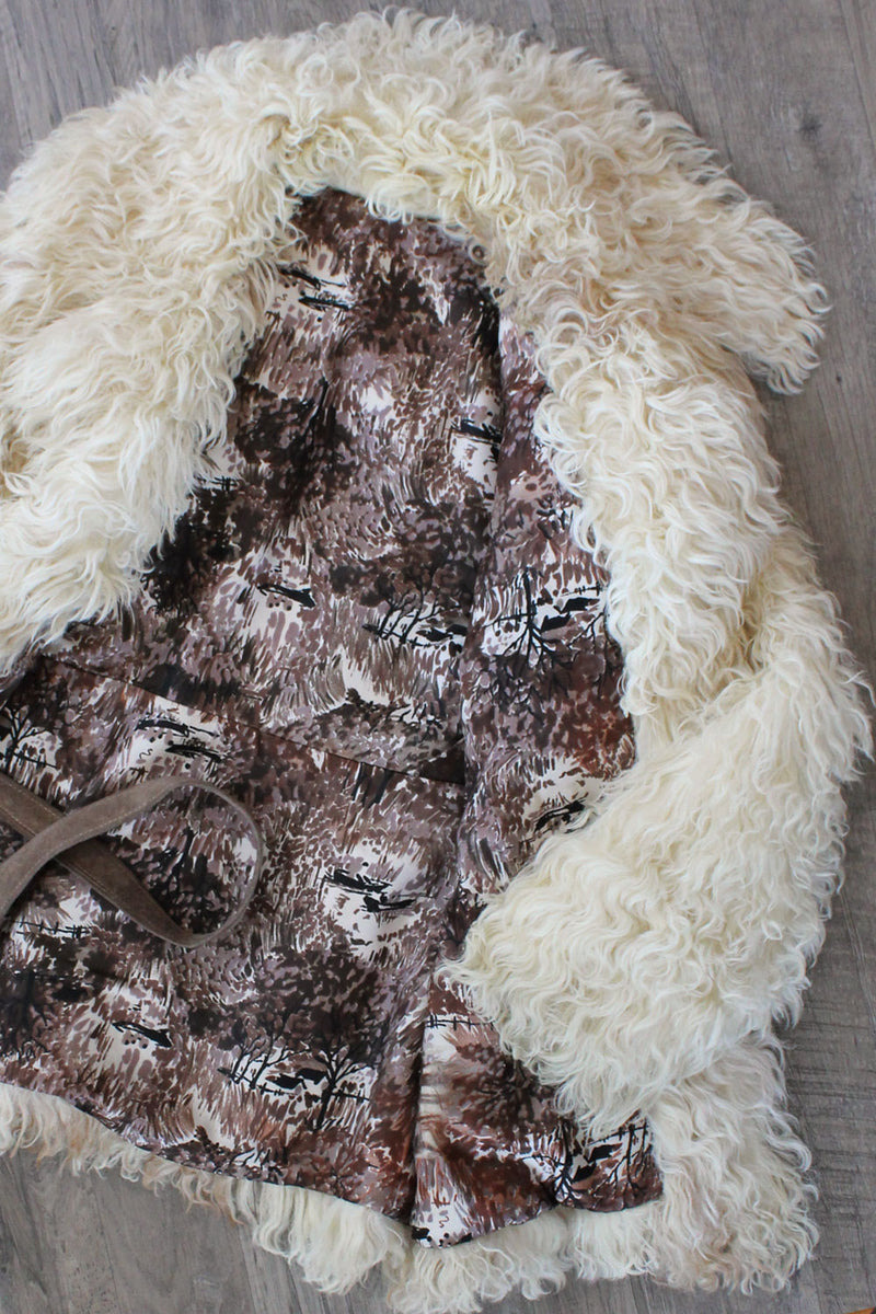 Mongolian Lamb Fur Shag Coat S/M – OMNIA Mongolian Lamb Fur Shag Coat S/M – OMNIA